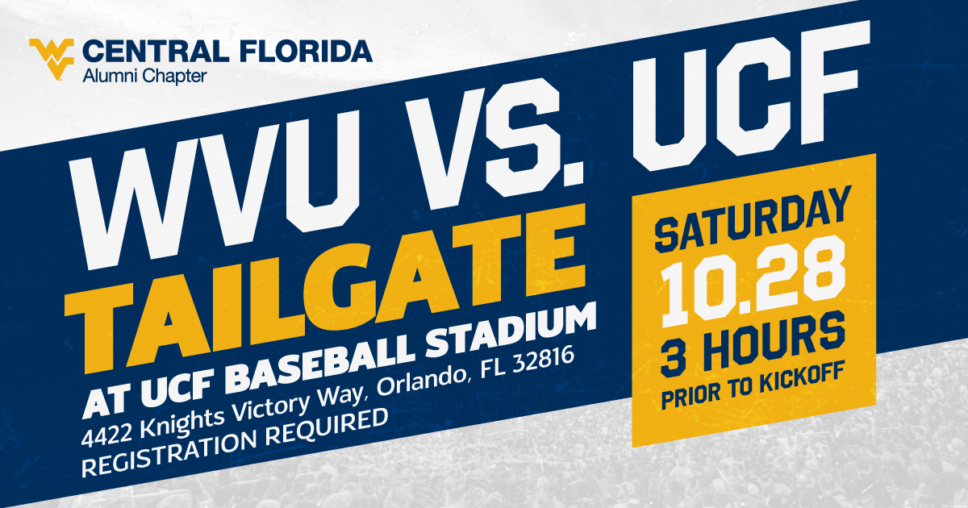 WVU vs. UCF Tailgate - WVU Alumni Association of Central Florida WVU vs. UCF Tailgate - WVU Alumni Association of Central Florida
